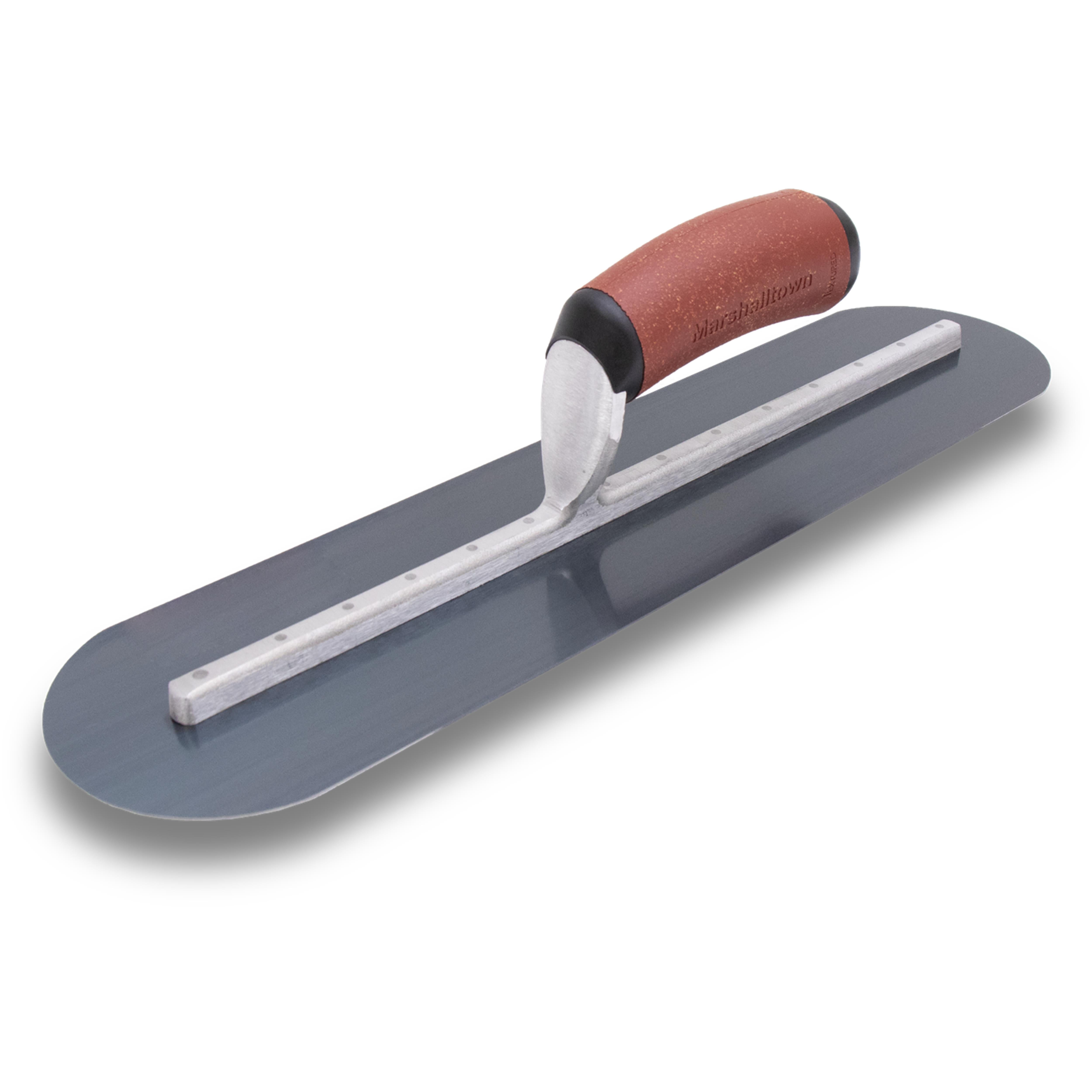 MARSHALLTOWN MXS64BRDC Fully Rounded Finishing Trowel, 14 x 4 inch Blue ...