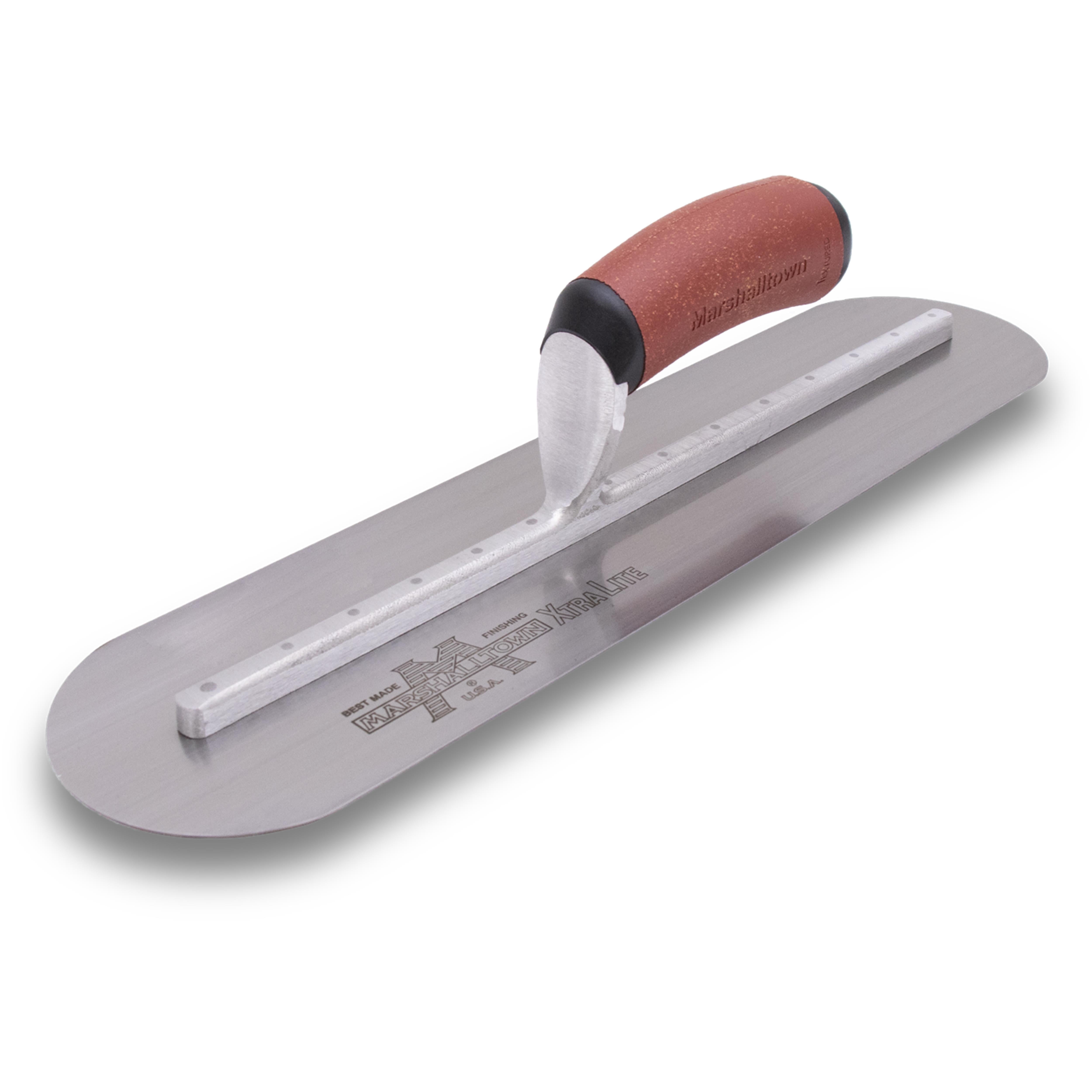 MARSHALLTOWN MXS75FRDC Fully Rounded Finishing Trowel, 18 x 3 inch High ...