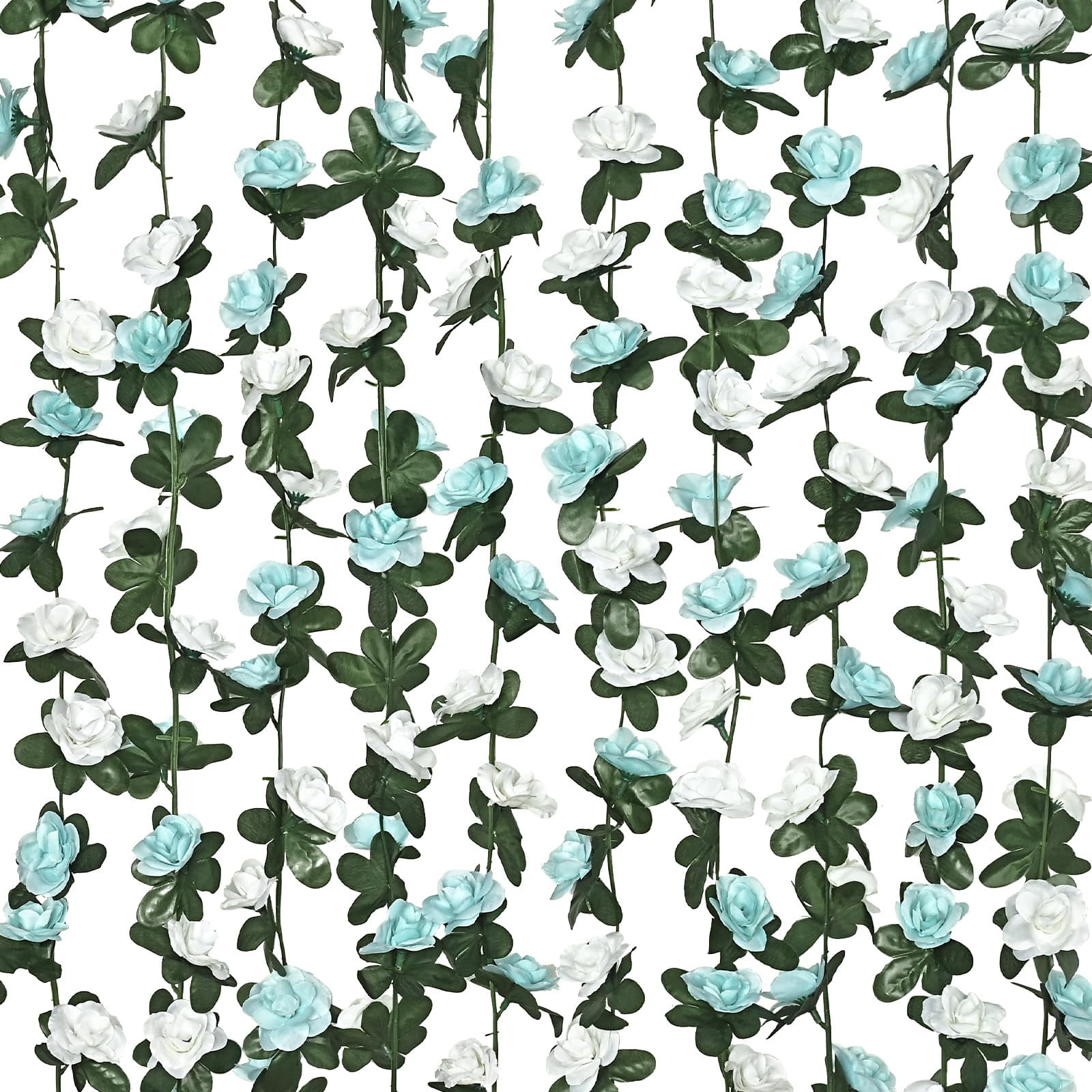 MARTINE MALL Flower Garland SSF20 - 8 Strands 66Ft Rose Vines for ...