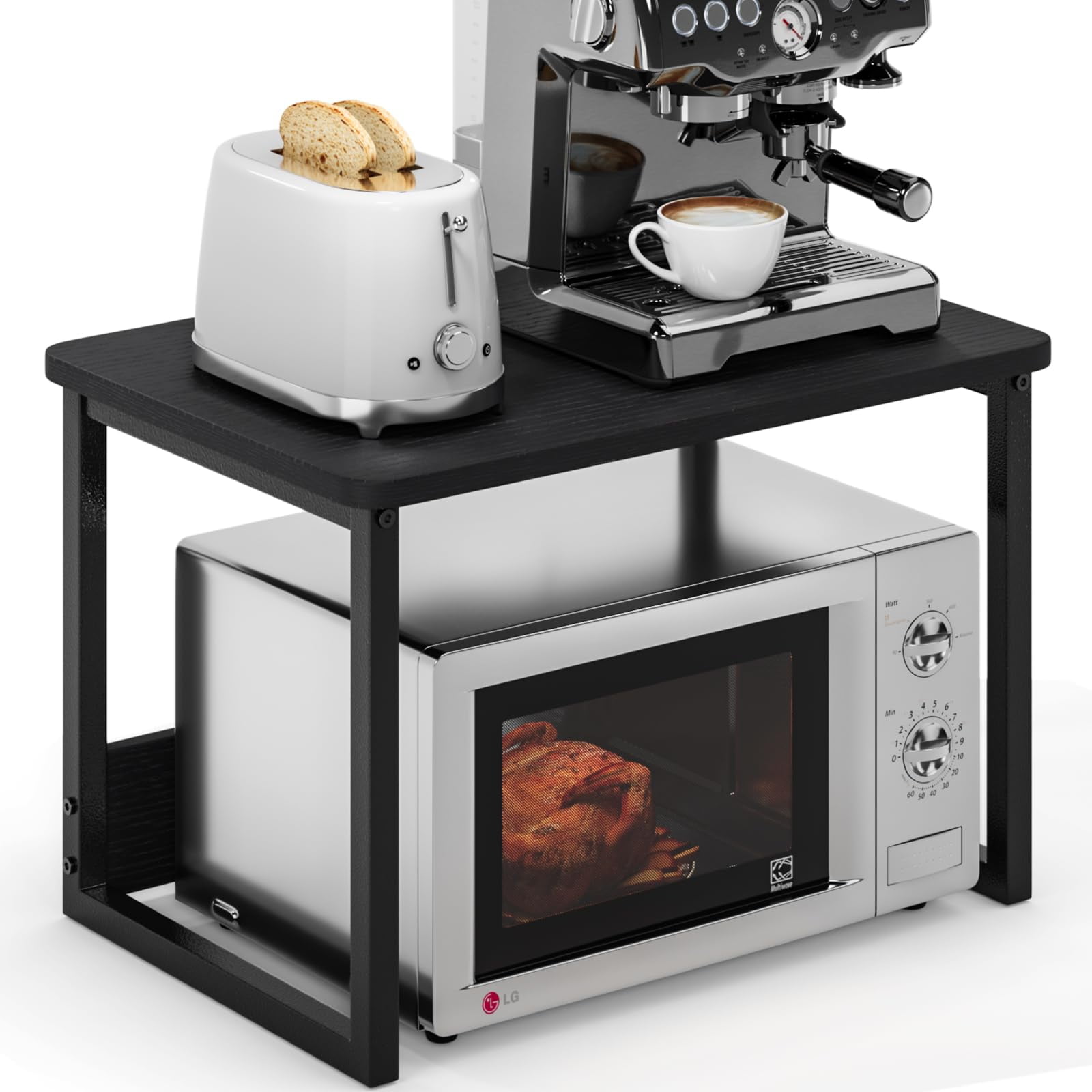 MARTY Kitchen Countertop Organizer Cabinet Shelf, 17x12.4 Large Spice ...