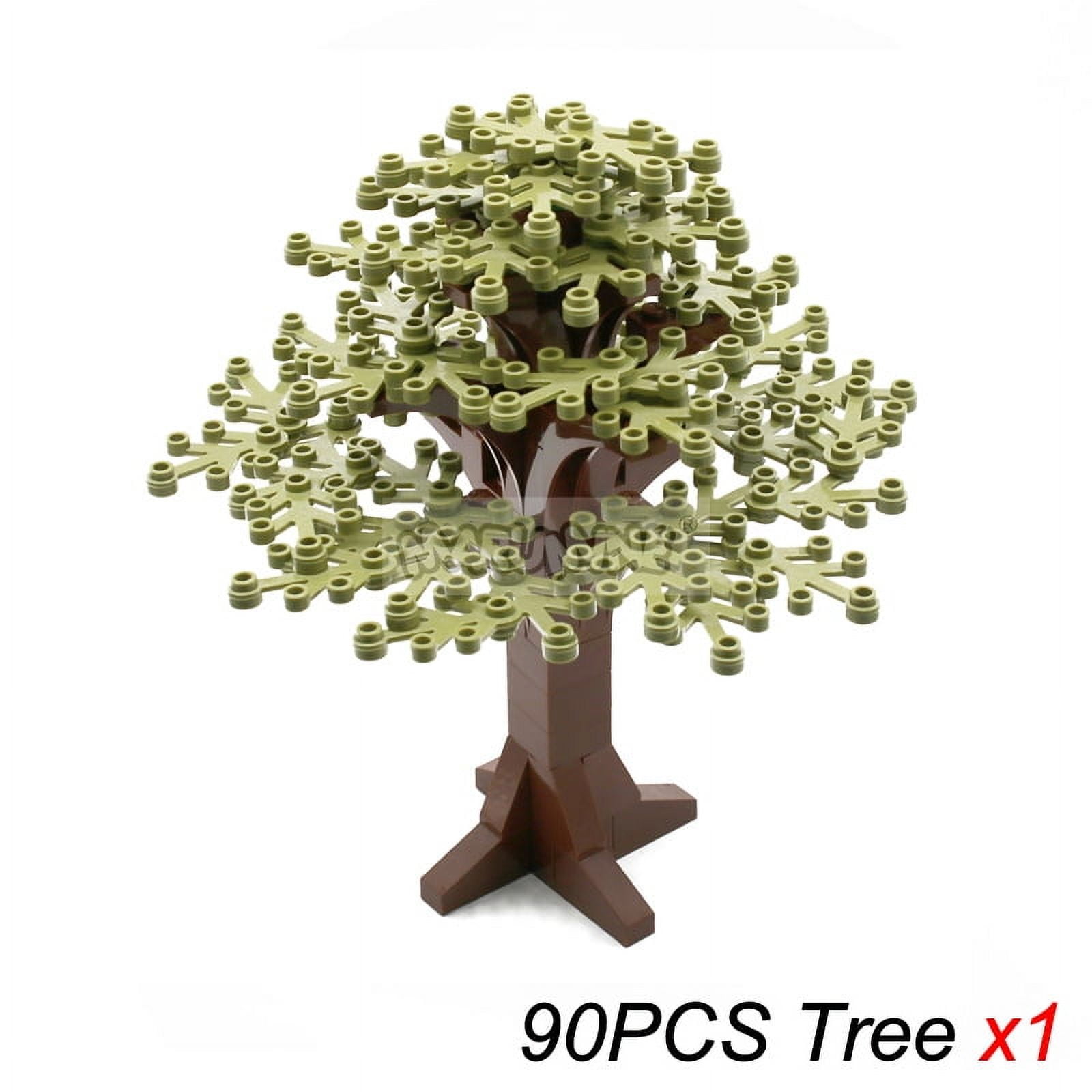 MARUMINE 90PCS Build Bricks Tree Sets Construction MOC Blocks Plant ...