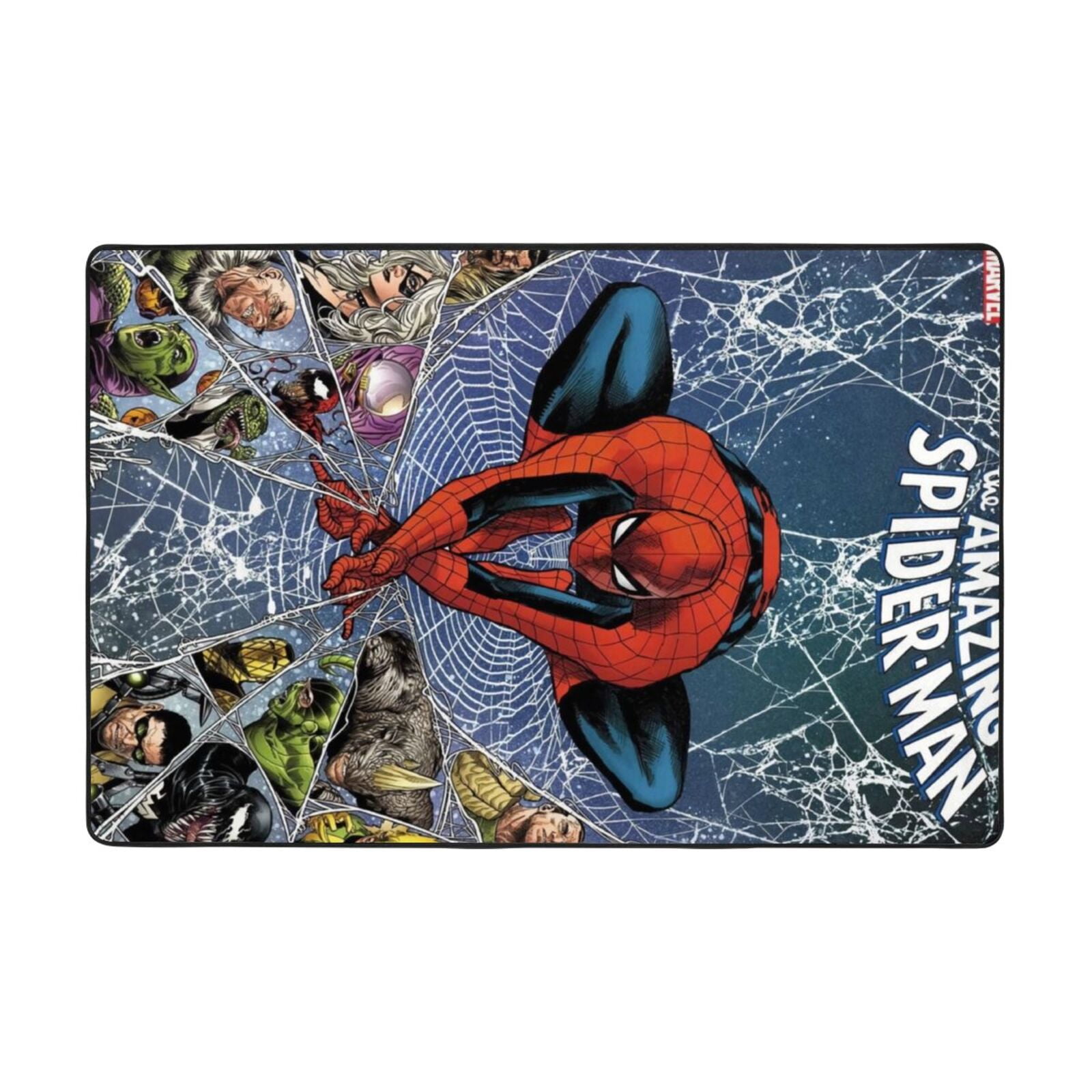 MARVEL-AMAZING SPIDER MAN Gamer Rug Room Non-Slip Gaming Rug Cool ...