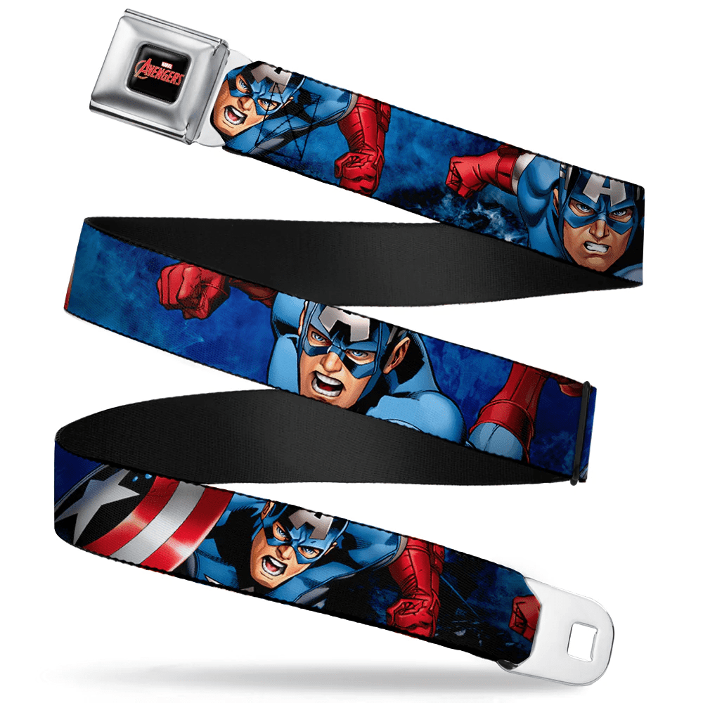 MARVEL AVENGERS MARVEL AVENGERS Logo Seatbelt Belt -WCA009 - Walmart.com