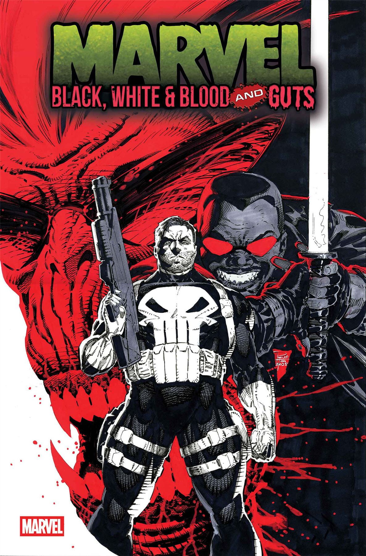 MARVEL: BLACK, WHITE & BLOOD AND GUTS #3 Marvel Comic Book 2025 ...