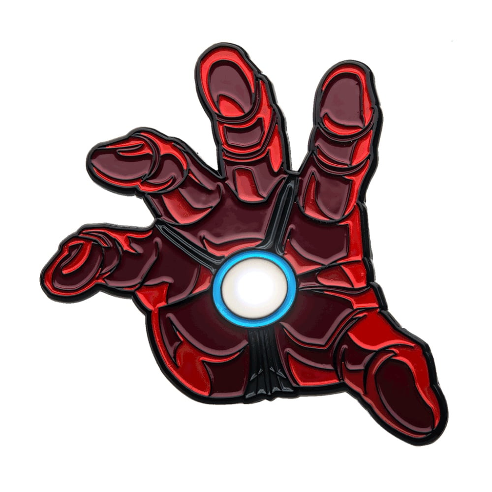 MARVEL, IRON MAN HAND LIGHT UP PIN - Official Licensed Novelty Cute PIN ...