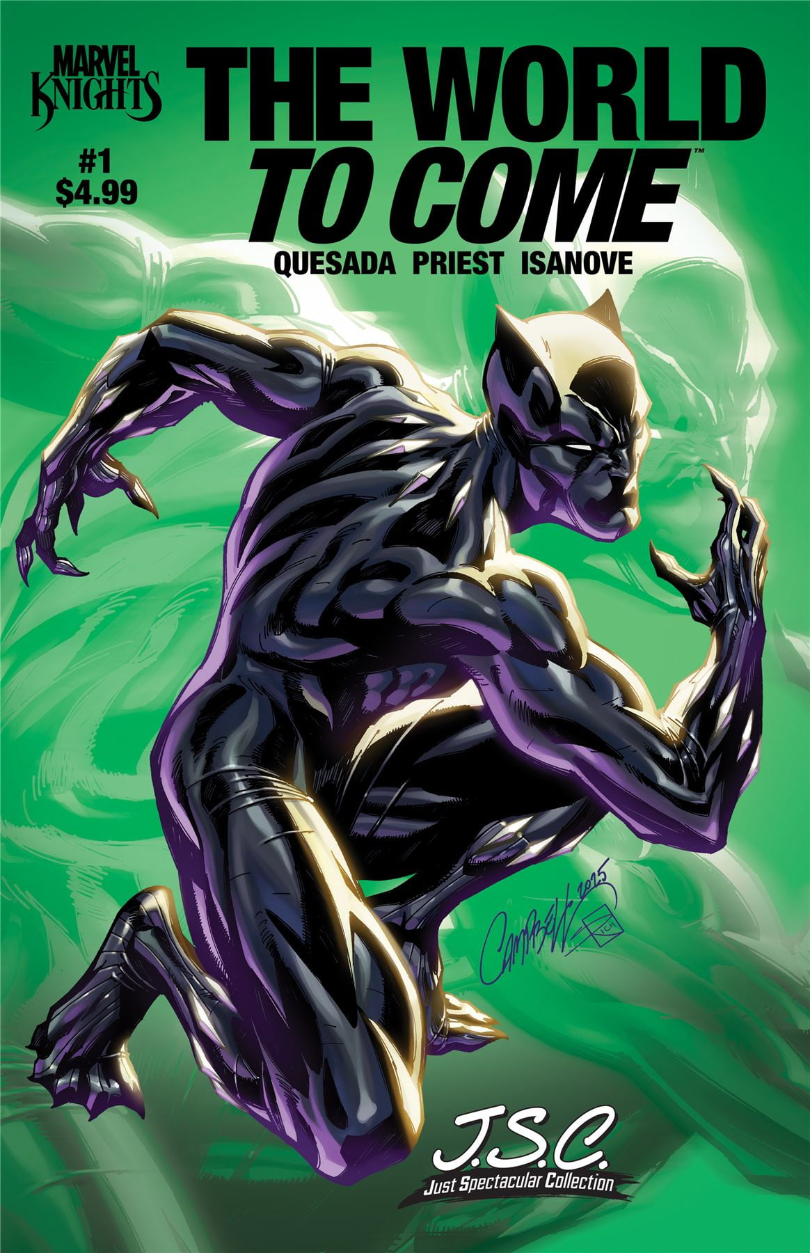 MARVEL KNIGHTS: THE WORLD TO COME #3 J. SCOTT CAMPBELL JUST SPECTACULAR ...