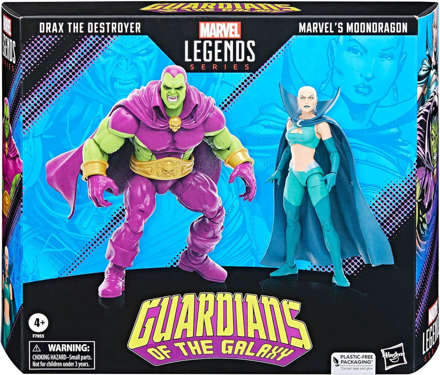 Hasbro Marvel Legends Series: Guardians Of The Galaxy Drax & Moondragon ...