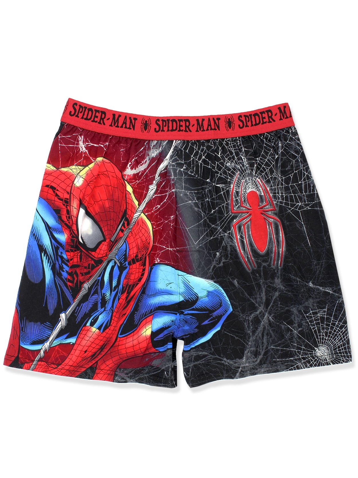 MARVEL Mens Marvel Comics Spiderman Web Slinger Boxers (Medium ...