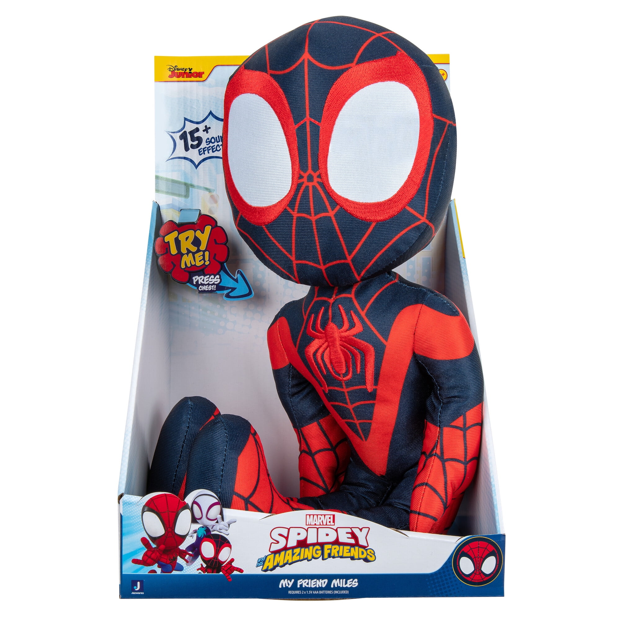 MARVEL’S SPIDEY AND HIS AMAZING FRIENDS MY FRIEND SPIN TALKING PLUSH ...