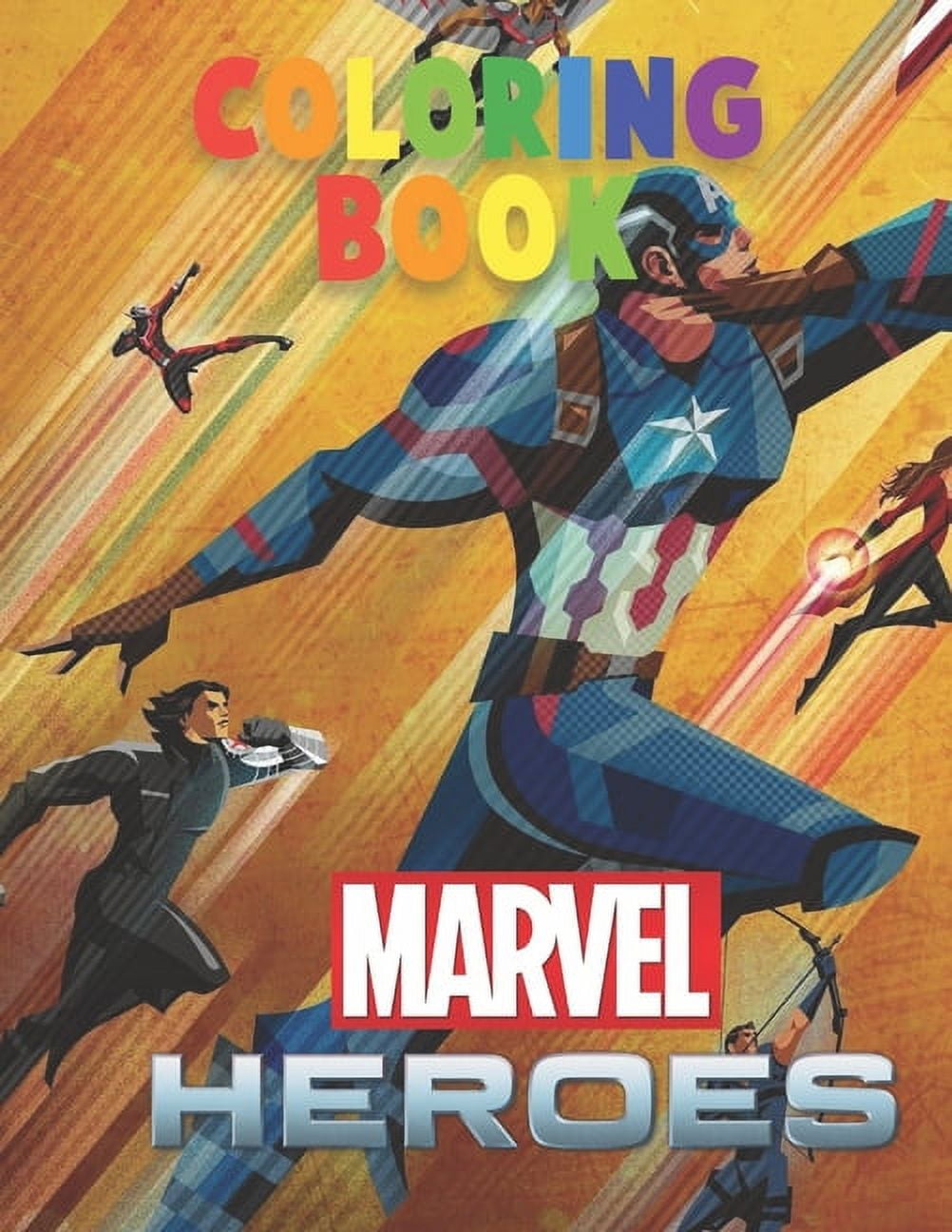 MARVEL Super Heroes coloring book : An Amazing Coloring Book For Fans ...