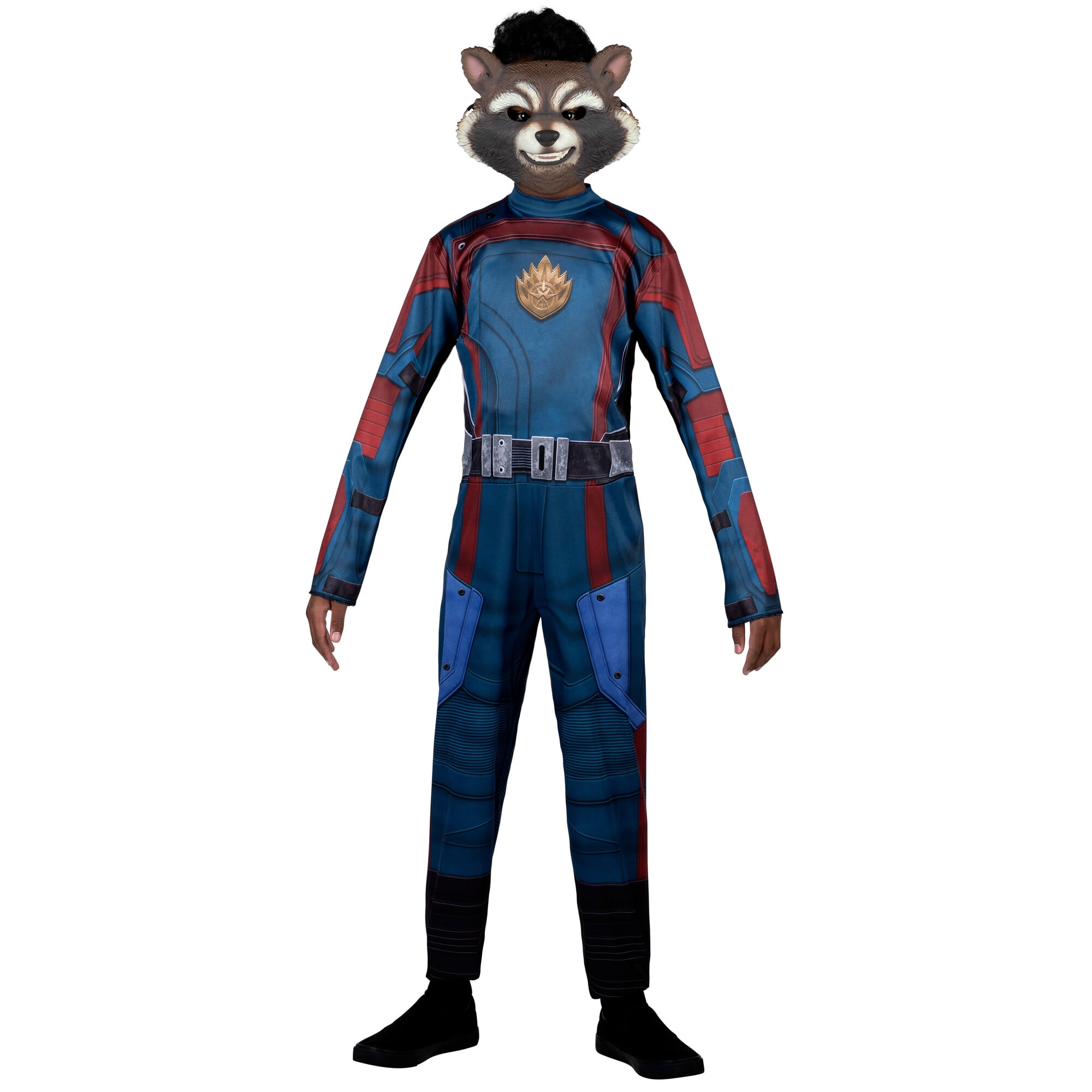 MARVEL Youth Rocket Child Unisex Costume - Printed Jumpsuit with ...
