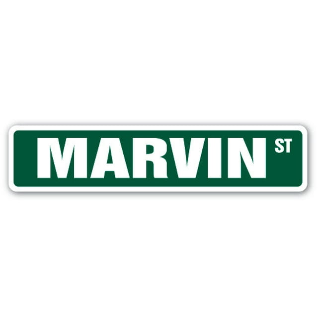 MARVIN Street Sign Childrens Name Room Sign | Indoor/Outdoor | 36" Wide ...