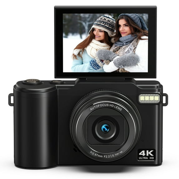 MARVUE Digital Camera 4K 64MP Vlogging Camera for Photography, 18x Zoom ...