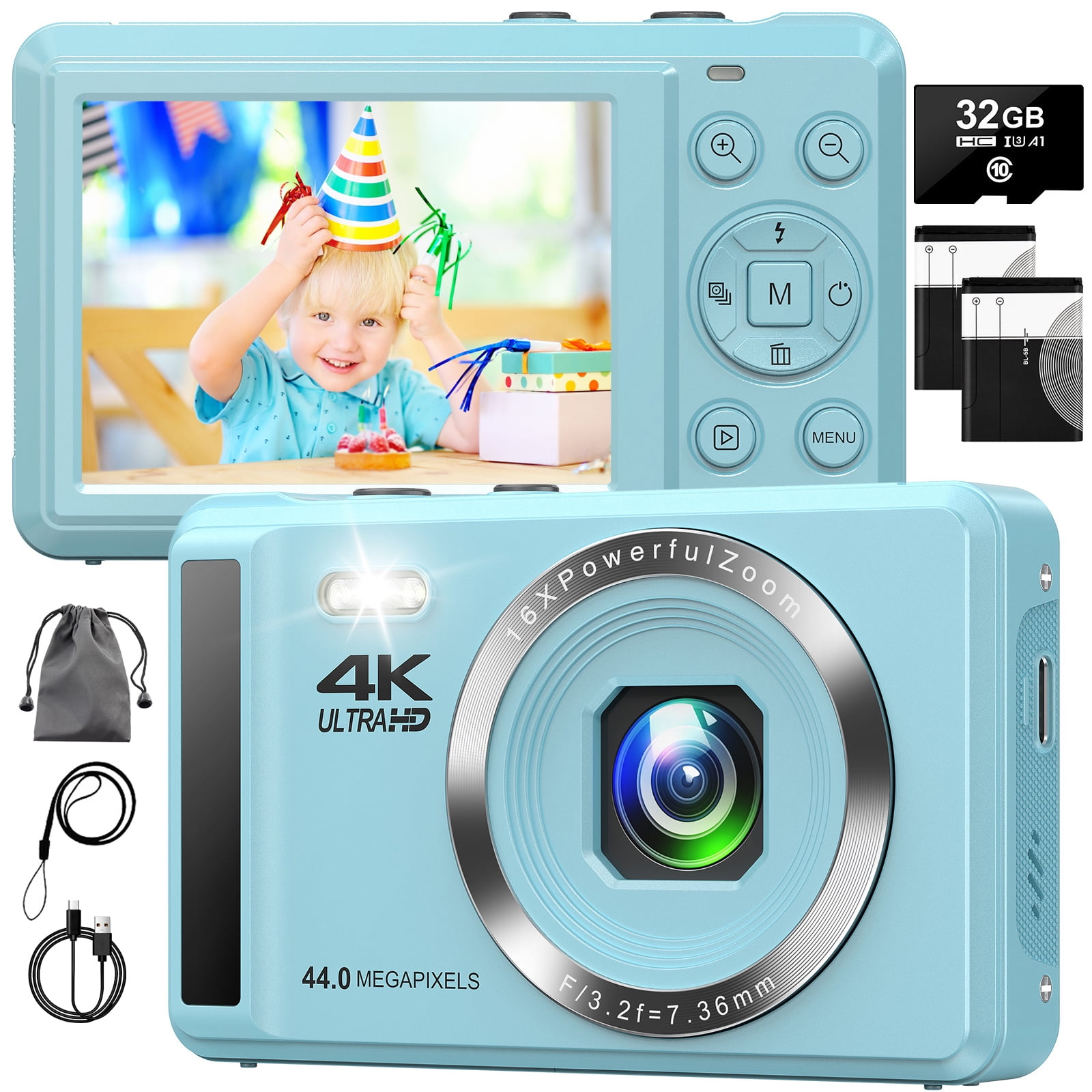 MARVUE 4K UHD 44MP Vlogging Camera, Compact Autofocus with 16X Zoom ... MARVUE 4K UHD 44MP Vlogging Camera, Compact Autofocus with 16X Zoom ...