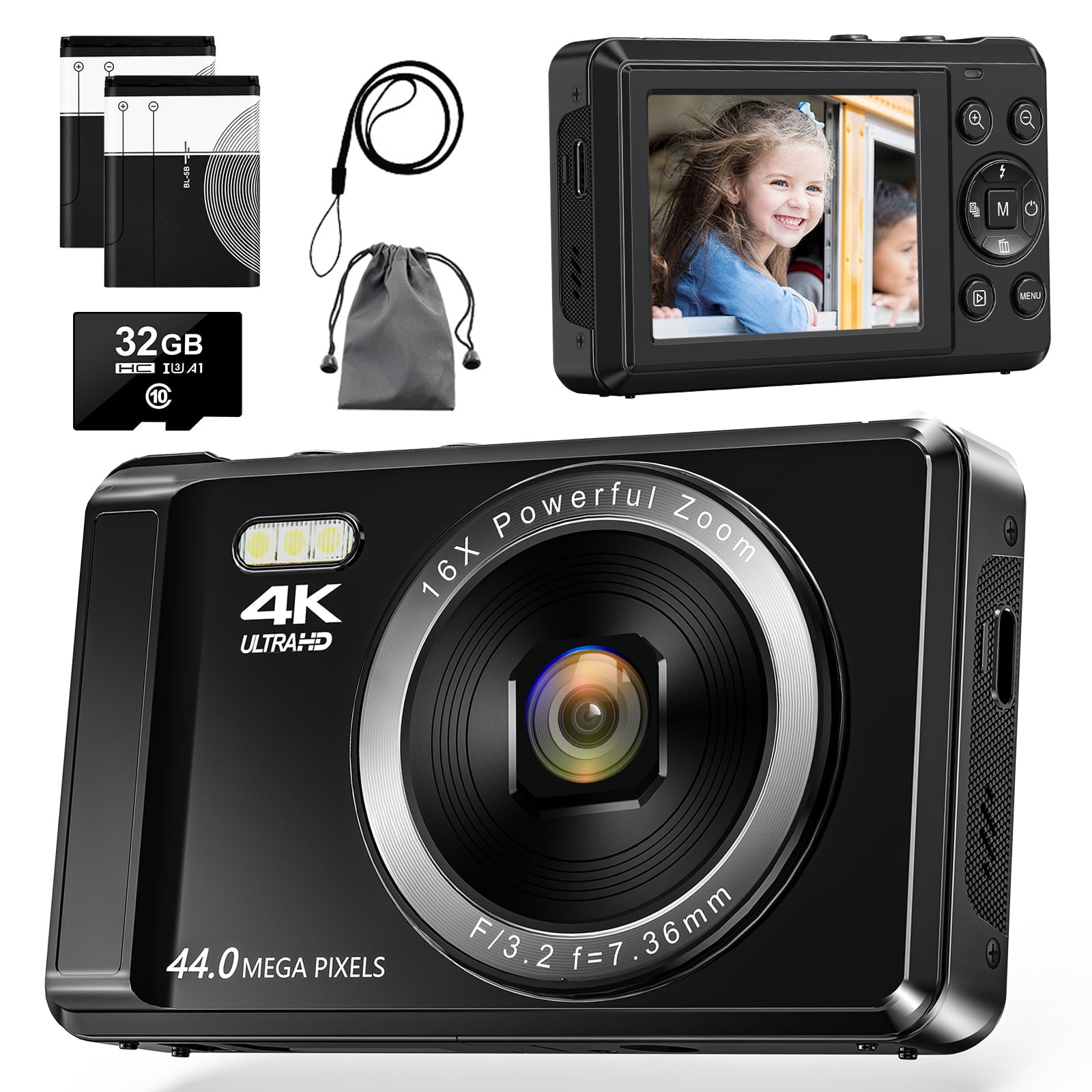 MARVUE Digital Camera 4K UHD 44MP Vlogging Camera, Autofocus Compact ... MARVUE Digital Camera 4K UHD 44MP Vlogging Camera, Autofocus Compact ...