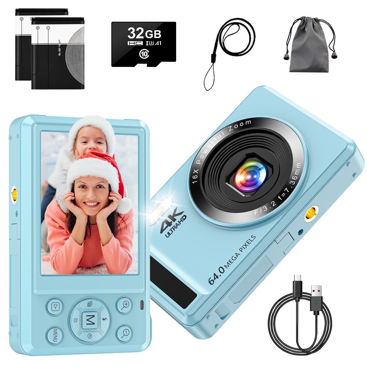 MARVUE 4K UHD 44MP Vlogging Camera, Compact Autofocus with 16X Zoom ... MARVUE 4K UHD 44MP Vlogging Camera, Compact Autofocus with 16X Zoom ...