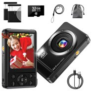 Portable Compact Digital Camera 18MP 2.7 Inch LCD Screen 8x Zoom Smile ...