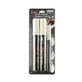 Marvy Uchida Bistro Chalk Markers, White, Fine, Broad, Chisel Tips, 3 ...