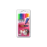 Decocolor Paint Markers - Hot Colors, Fine Tip, Set of 6 - Walmart.com
