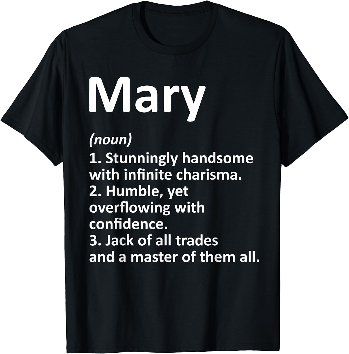 MARY Definition Personalized Name Funny Birthday Gift Idea T-Shirt ...