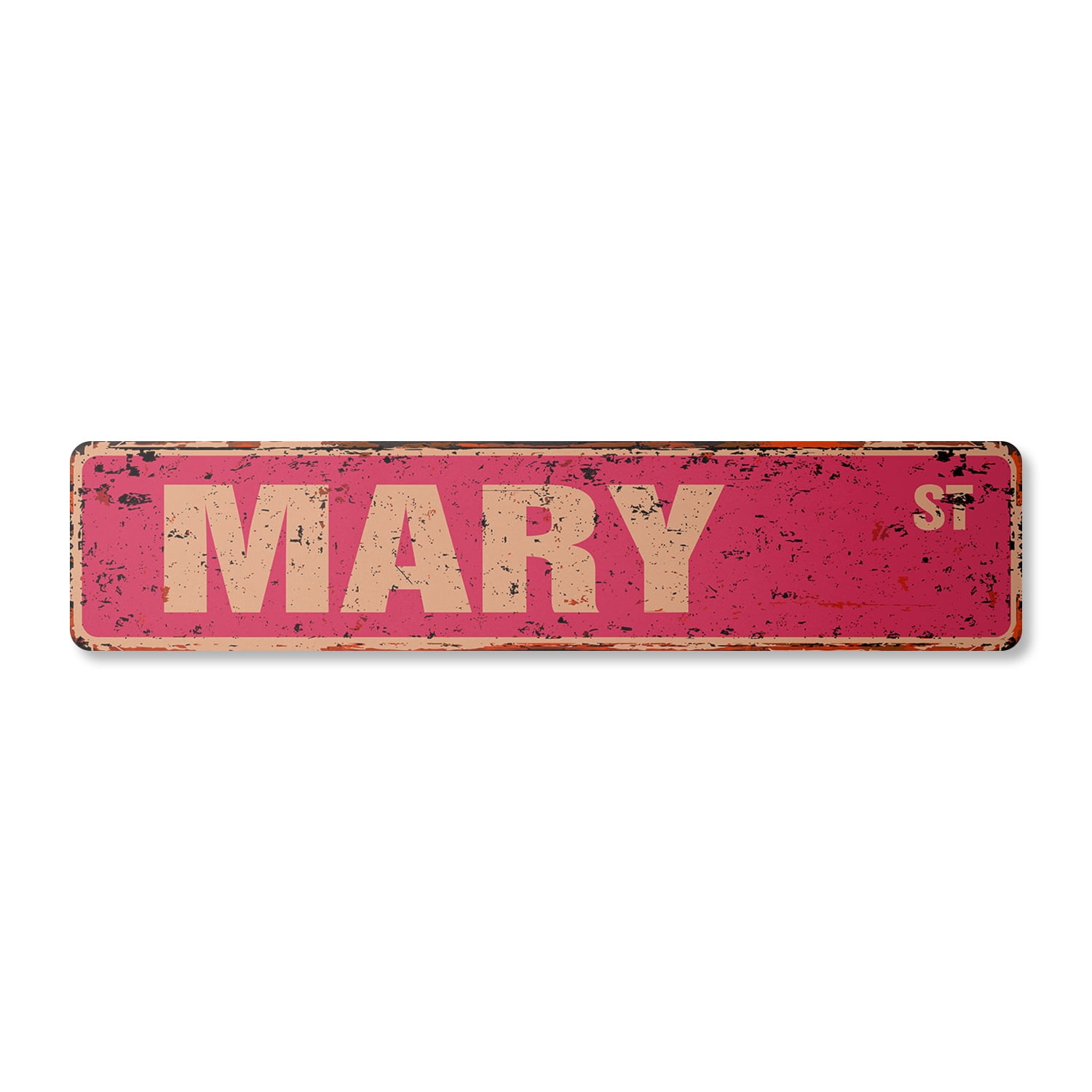 MARY Vintage Plastic Street Sign Childrens Name Room Sign | Indoor ...