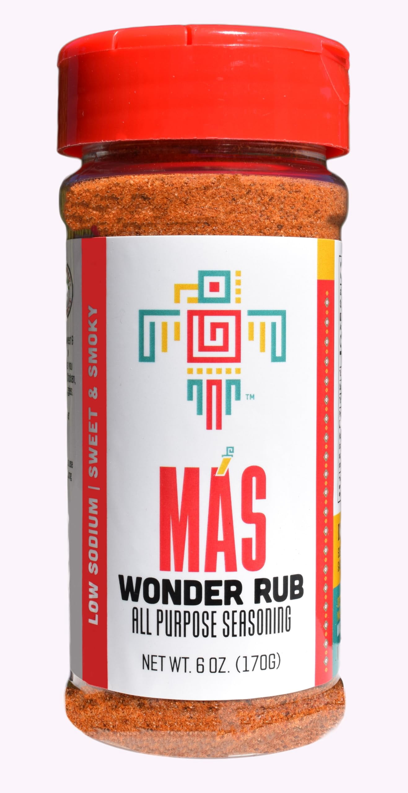MAS Wonder Rub, All VTF5 Purpose Seasoning 6 OZ - Award Winning - Low ...