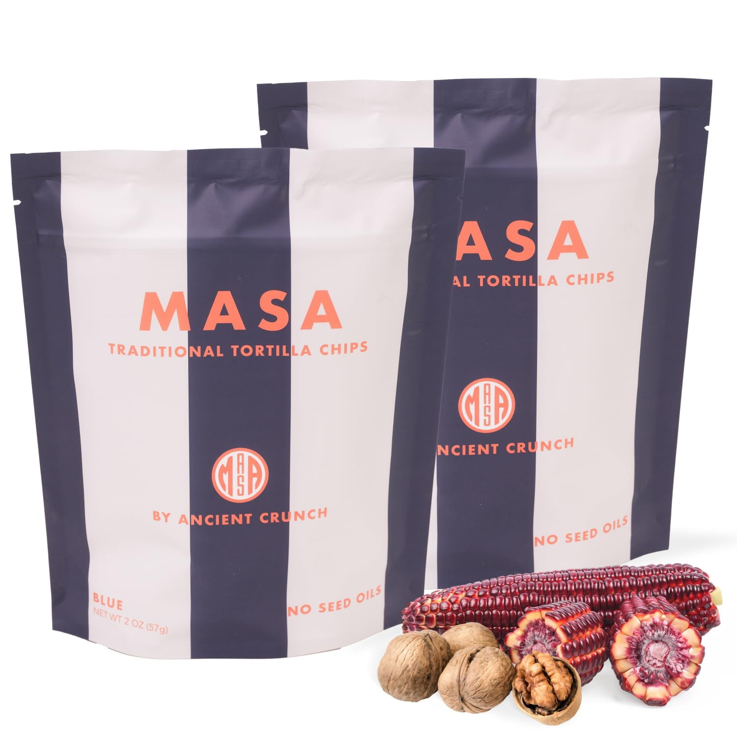 MASA Chips Blue Corn DHF10 Tortilla Chips - Naturally Grown Blue Corn ...