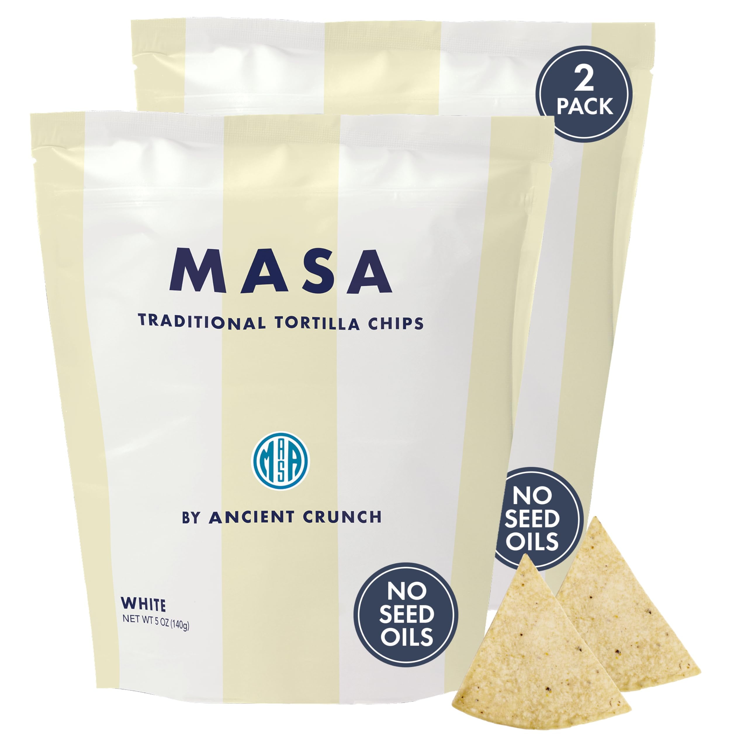 MASA Tortilla Chips Snack KEF28 Pack - Seed Oil Organic Chips Tortilla ...