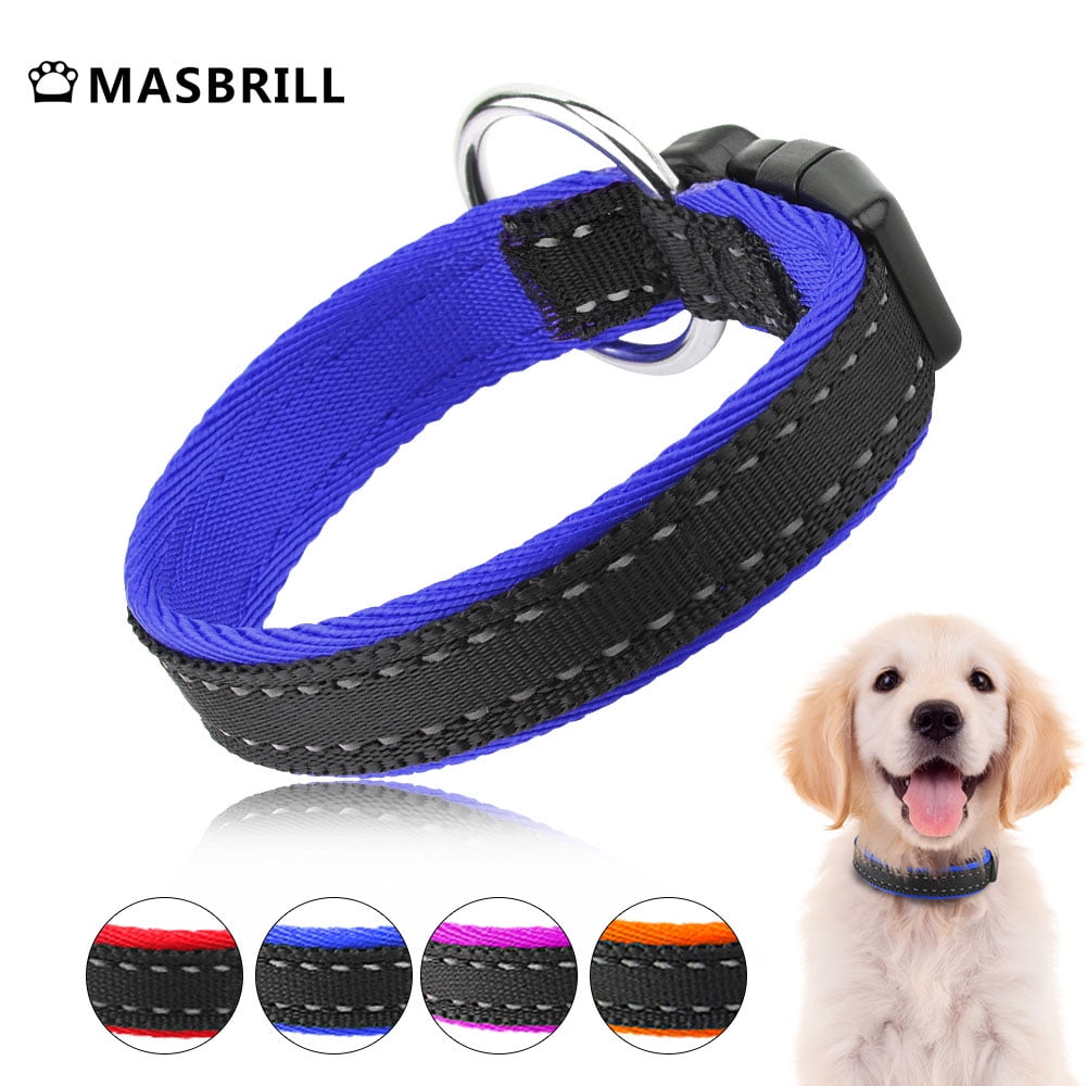 MASBRILL Dog Collar for Small Dogs, Pet Collar Soft Adjustable Dog ...