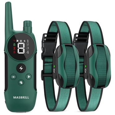 Petrainer Waterproof Dog Shocker with Remote, Beep/Vibra/Shock E-Collar ...