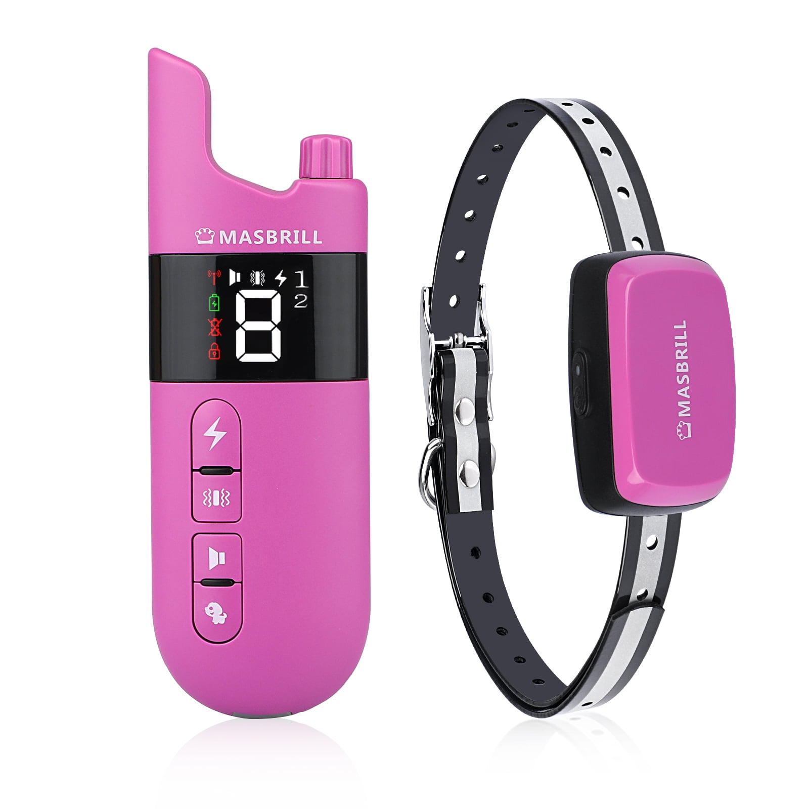MASBRILL Dog Shock Collar with Remote Rechargeable Training Shock ...