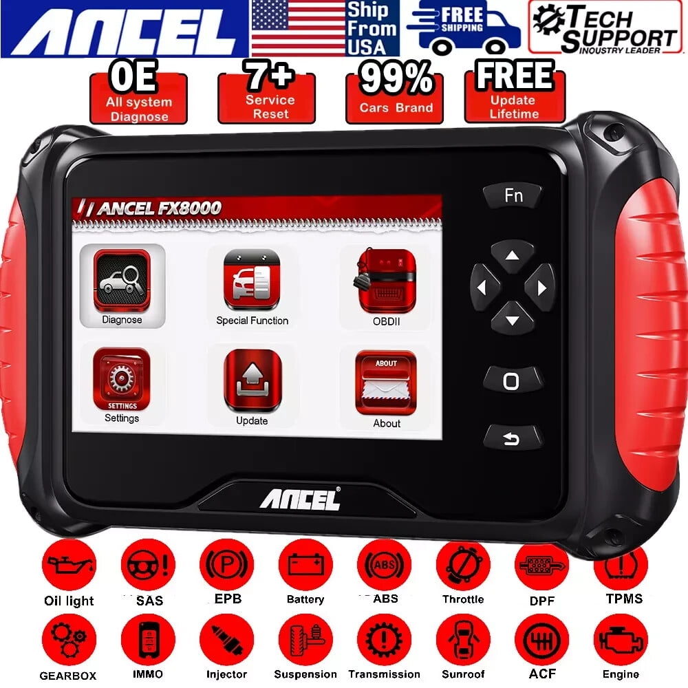 MASERATI Full System Car Diagnostic OBD2 WIFI Tool ABS SRS EPB DPF OIL ...