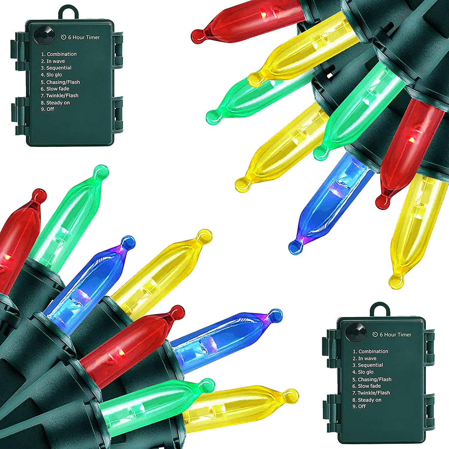 MASHANG 18FT 50 LEDs Mini Lights, Decorative String Lights for ...