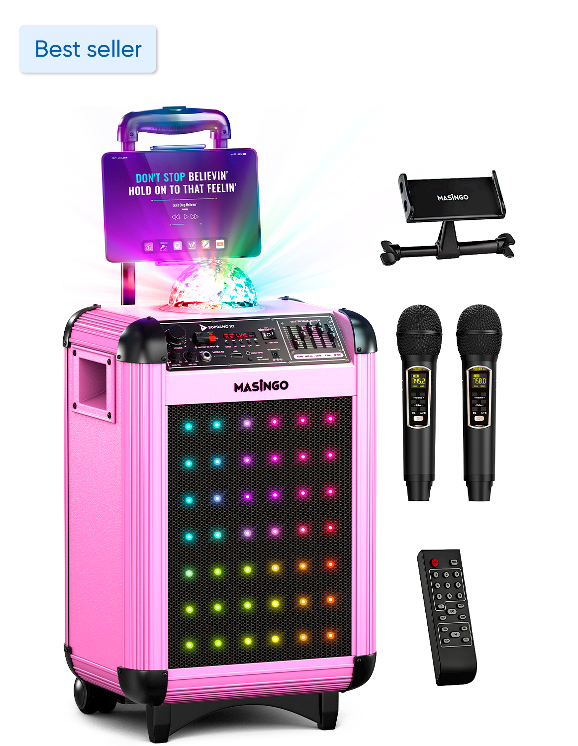 Portable Karaoke Machine - Starument Wireless Bluetooth Speaker System ...