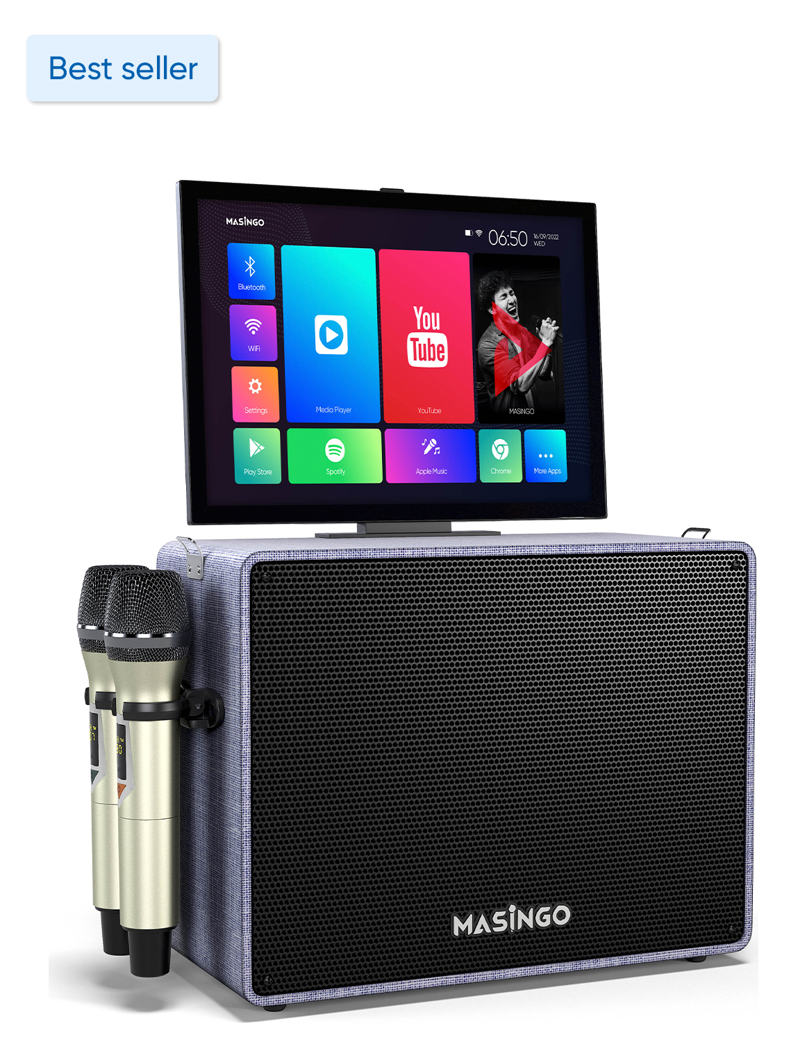 Karaoke USA DVD/CDG/MP3G Karaoke Machine with 7" TFT Color Screen ...