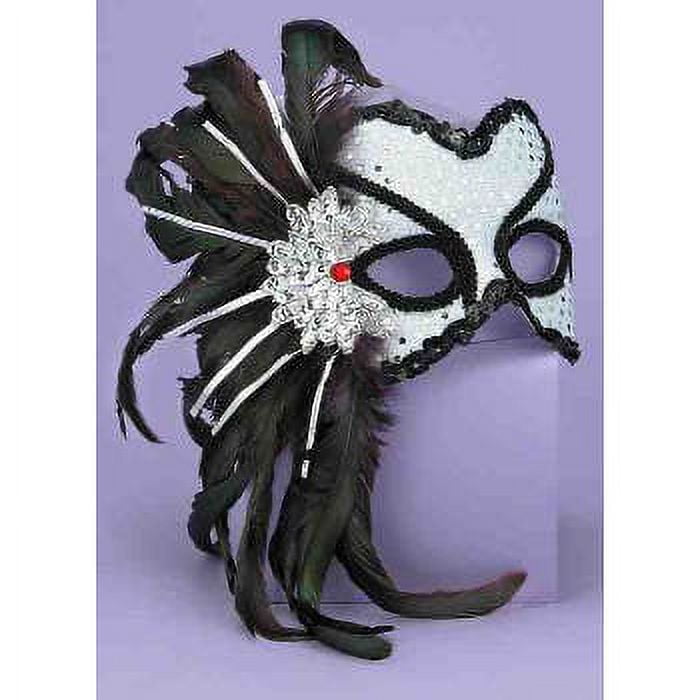 MASK- KARNEVAL STYLE-SILVER - Walmart.com