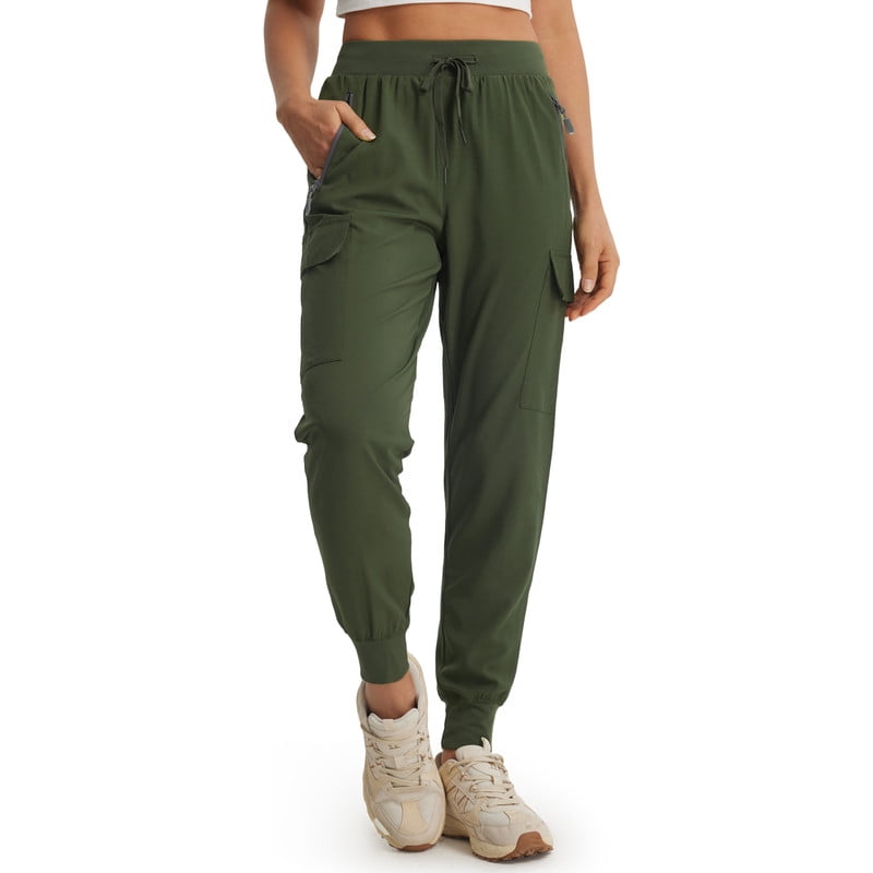 MASKERT Women's Jogger Pants - Lightweight Quick-Dry Work Pants with 5 ...
