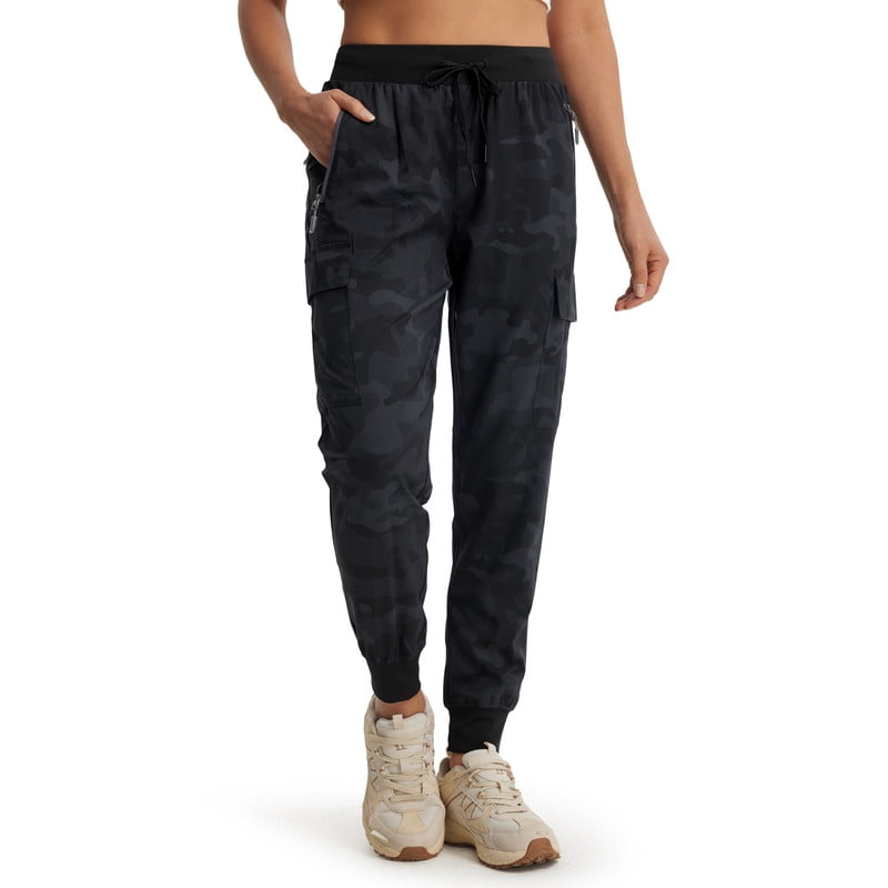 MASKERT Women's Jogger Pants - Lightweight Quick-Dry Work Pants with 5 ...
