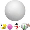 MT Products White Foam Balls 1.5" Polystyrene Balls Arts & Crafts - Pack of 50 - Walmart.com