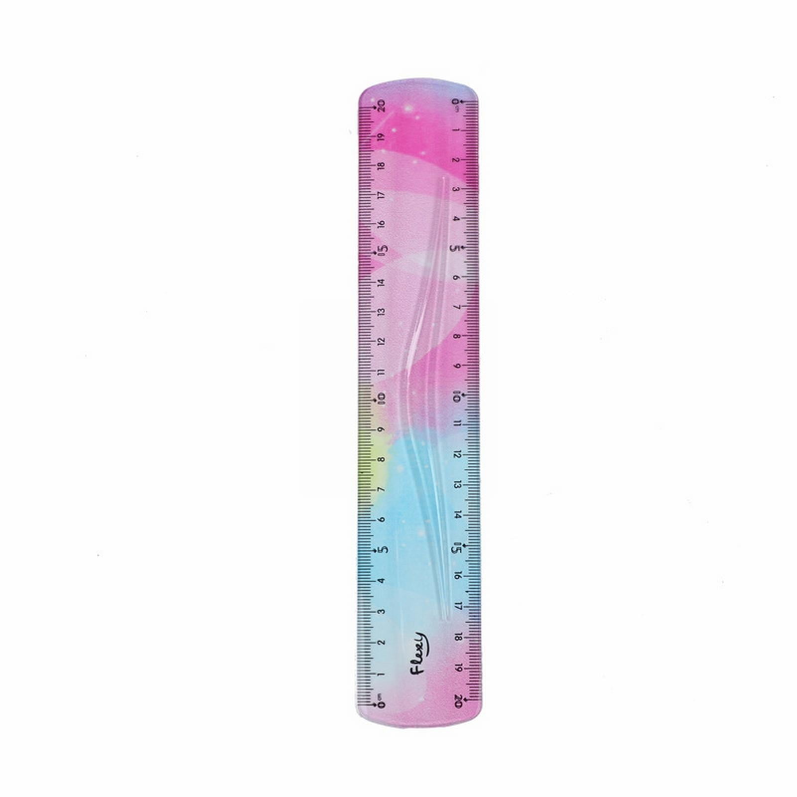 MASLVO Ruler Ruler 12 Inch Ruler For School Plastic Ruler Standard ...