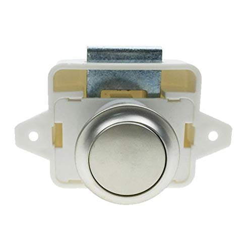 MASO 2pcs Push Lock Push Button Latch Keyless Door Lock 26mm White for ...