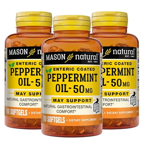 MASON NATURAL Peppermint Oil 50 mg Enteric Coated - Natural ...