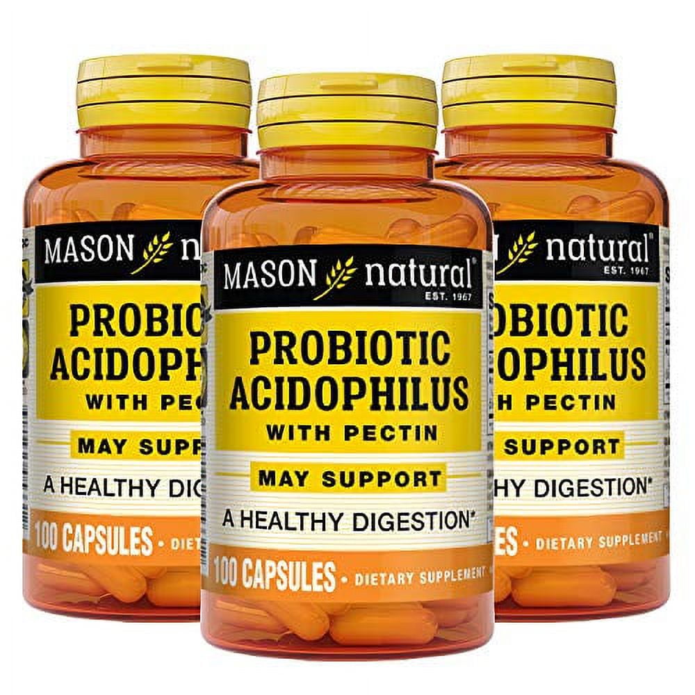 MASON NATURAL Probiotic Acidophilus with Pectin and Calcium - Immune ...