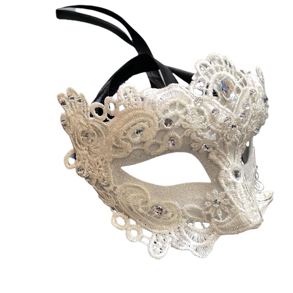 MASQ Brocade Lace Masquerade Ball Mask Pair Burlesque Mardi Gras ...
