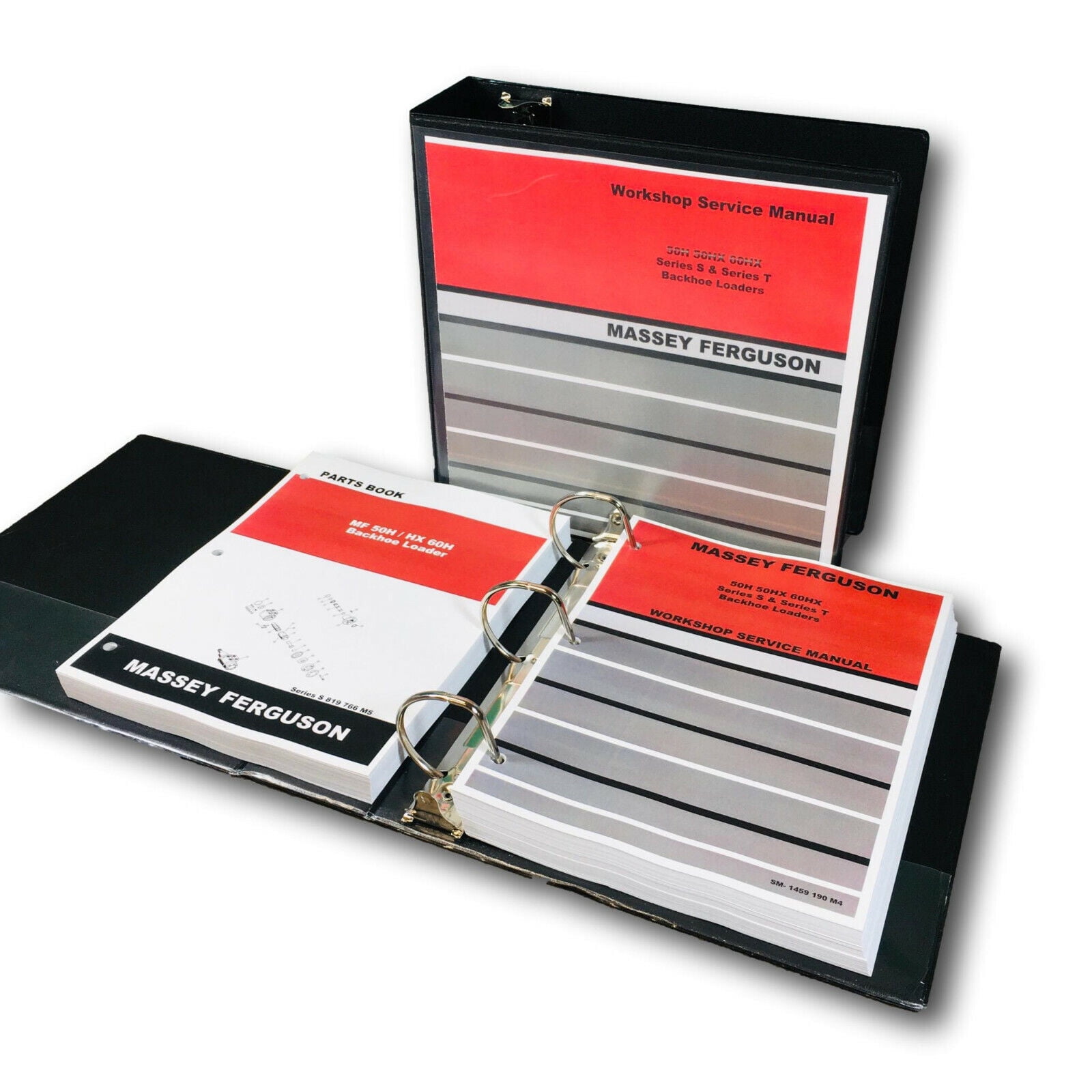 MASSEY FERGUSON 50H 50HX 60HX BACKHOE LOADER SERVICE PARTS MANUAL SET CATALOG MF - Walmart.com