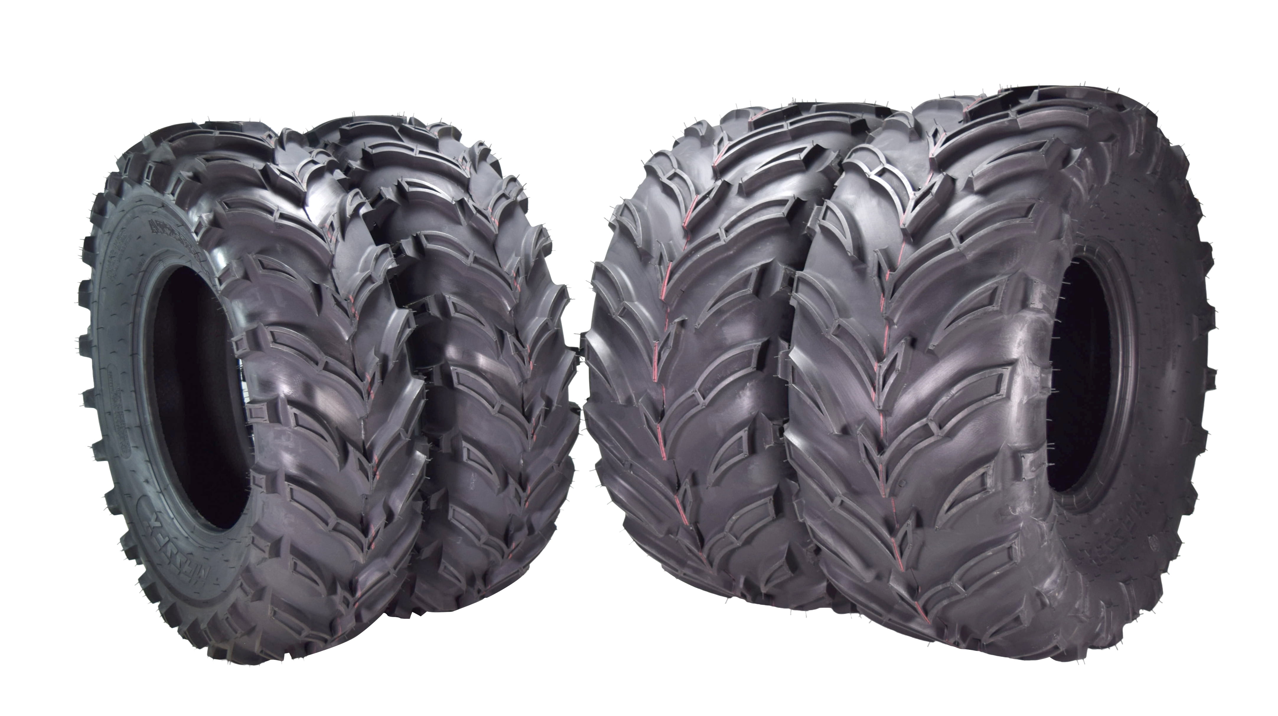 MASSFX Durable 6 Ply ATV & UTV Tires - 25x8-12 Front & 25x11-10 Rear Set (4 Pack) - Walmart.com