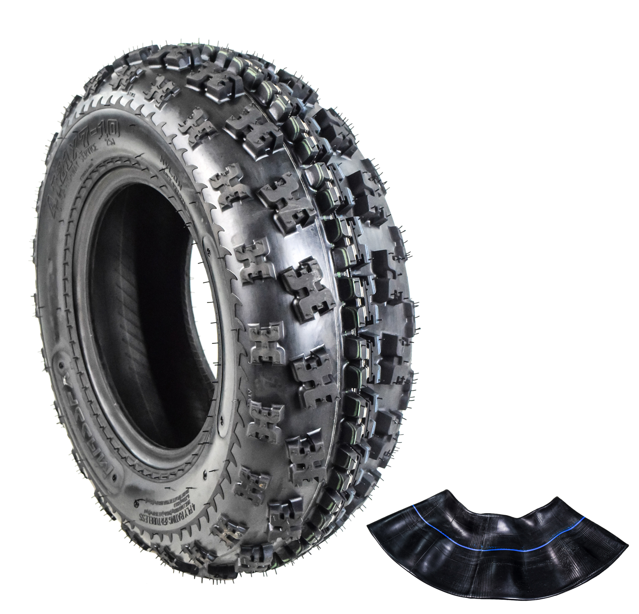 MASSFX 21x7-10 Front Tires - Durable 4 Ply with Dynamic Directional Tread for ATV & UTV 21x7x10 ...