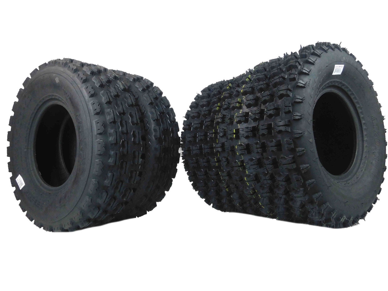 MASSFX Front & Rear ATV & UTV Tires 22x7-10 20x10-9 - 4 Ply Durable 1/2 ...