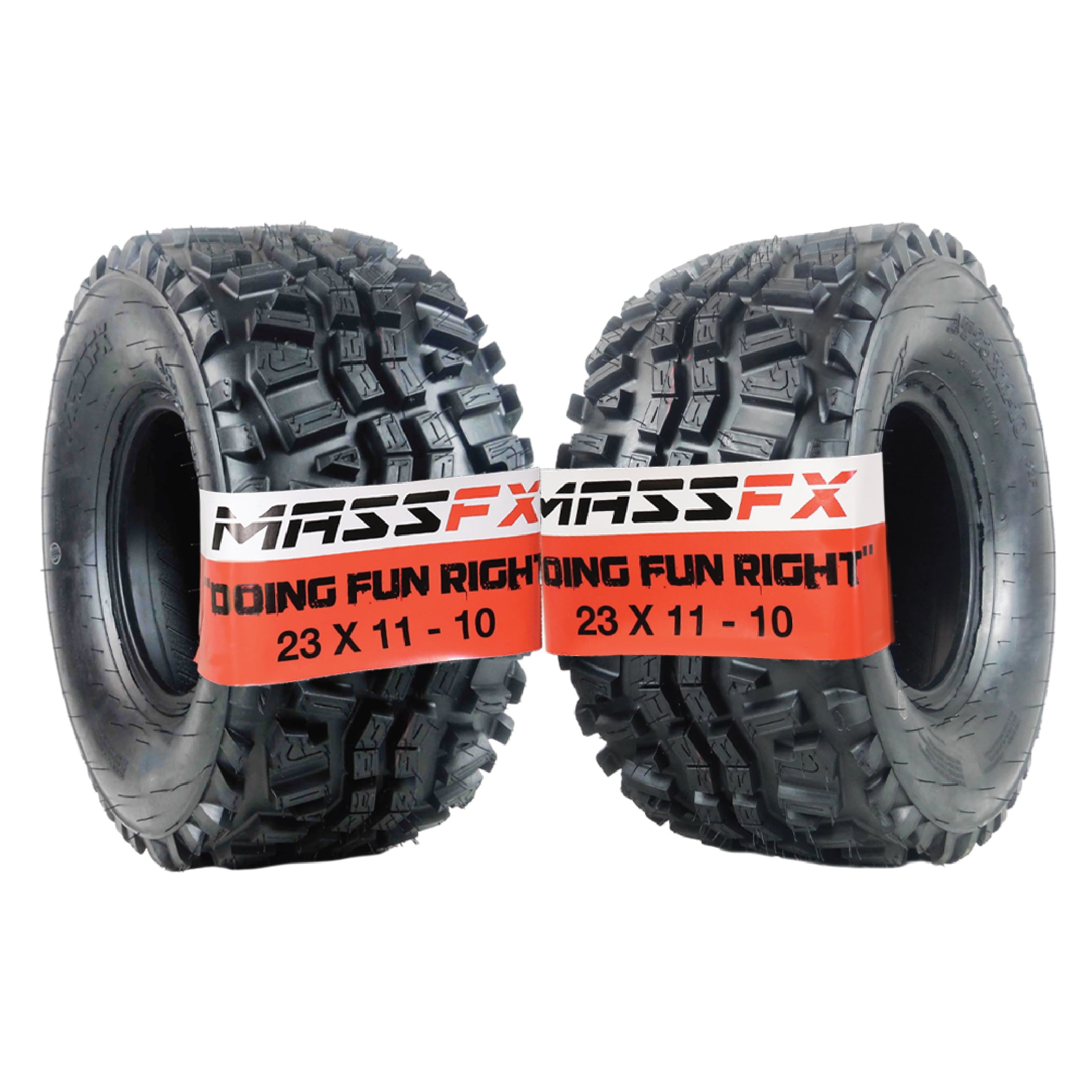 MASSFX 23x11-10 Front or Rear Tires for All-Terrain (ATV), Utility-Task ...