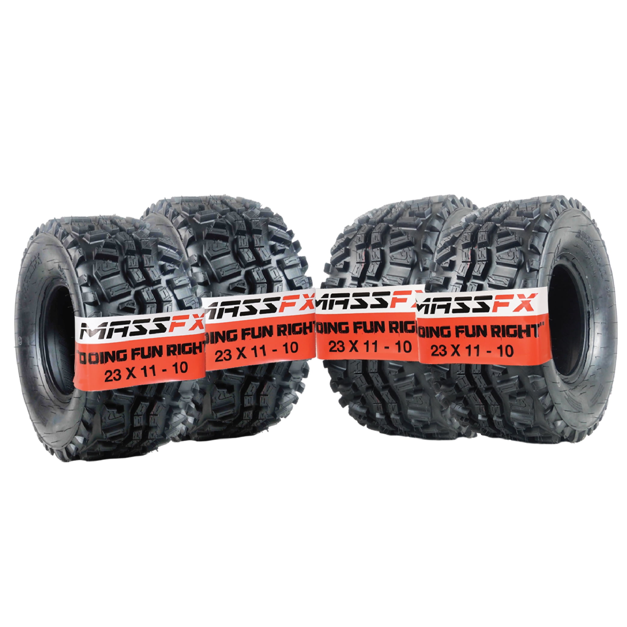 MASSFX 23x11-10 Front or Rear Tires for All-Terrain (ATV), Utility-Task ...